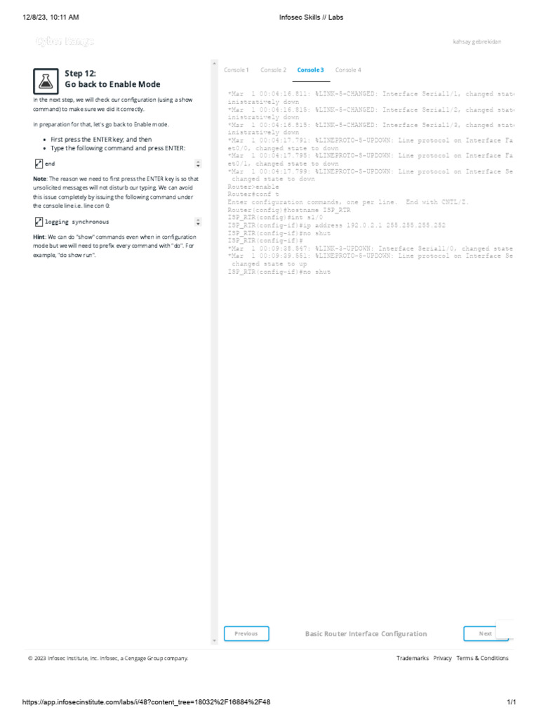 Infosec Skills - Labs1 | PDF