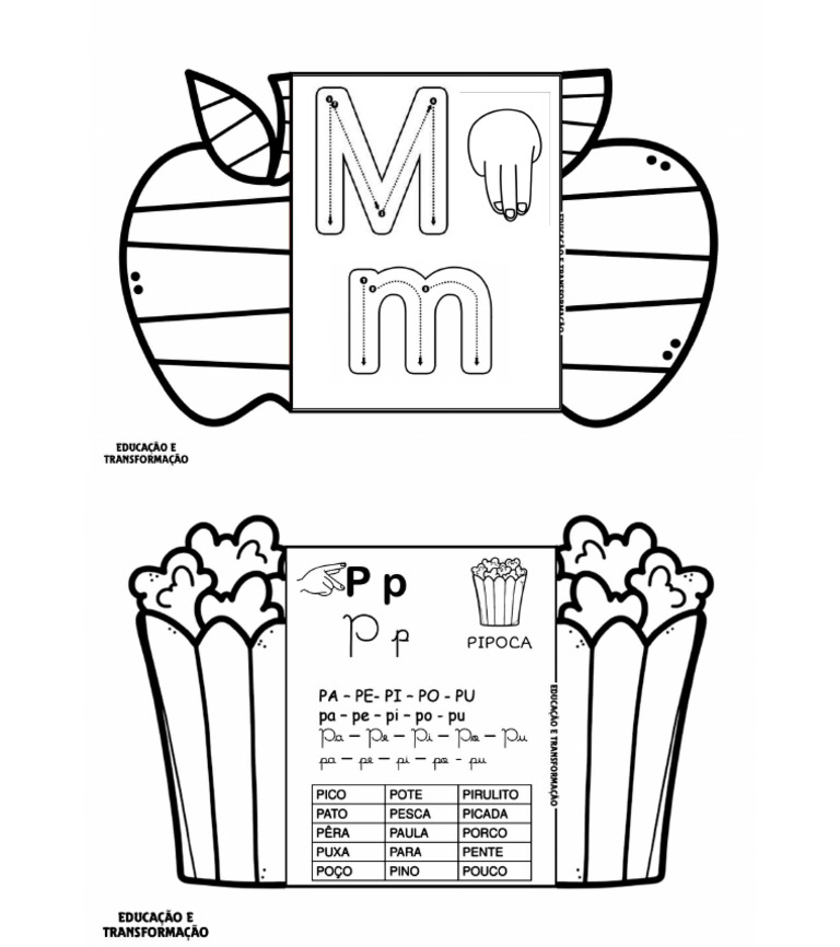 Consonantes para Cuaderno | PDF
