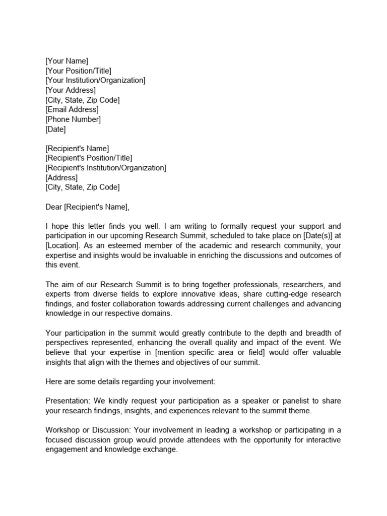 Request Letter Culminating Activity | PDF | Expert | Cognition