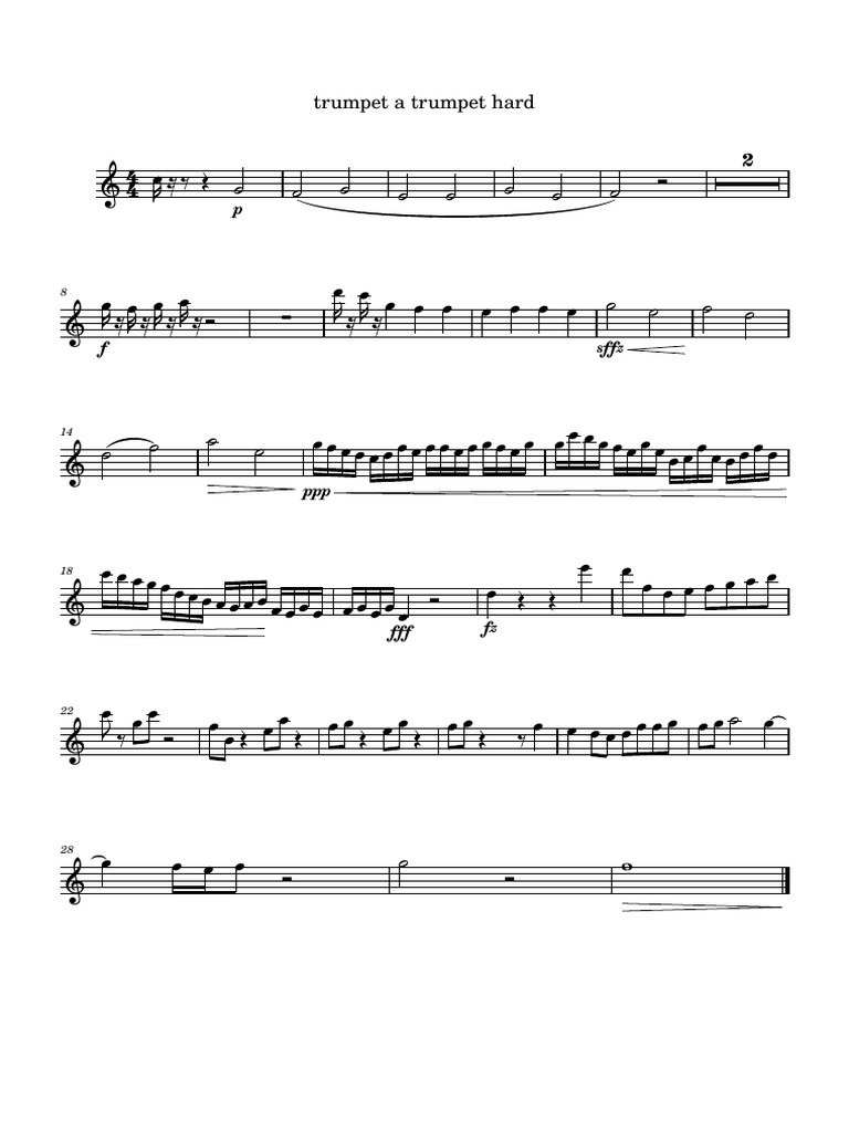 Trumpet A Trumpet | PDF