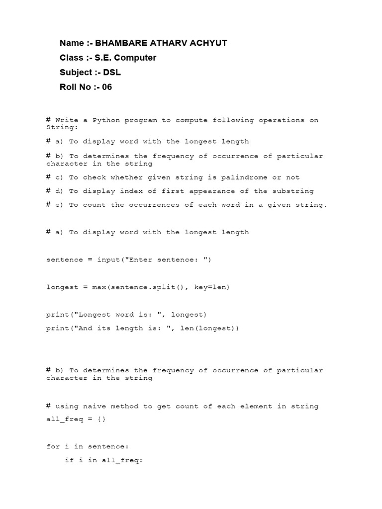 Atharv Bhambare Pdf Algorithms And Data Structures Computer Science