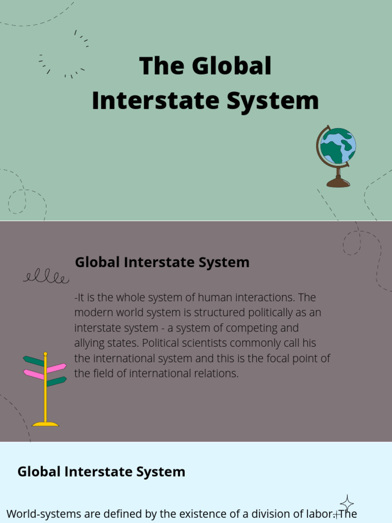 Global Interstate System | PDF | World Systems Theory | Political Economy