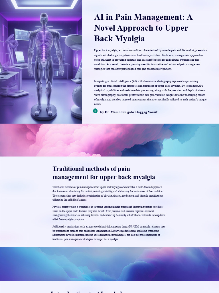 AI and Shear-Wave Elastography in Back Pain | PDF | Artificial ...
