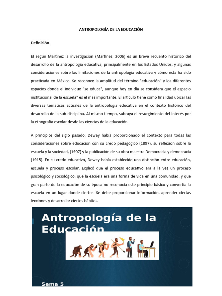 Antropología Educativa y Talento | PDF