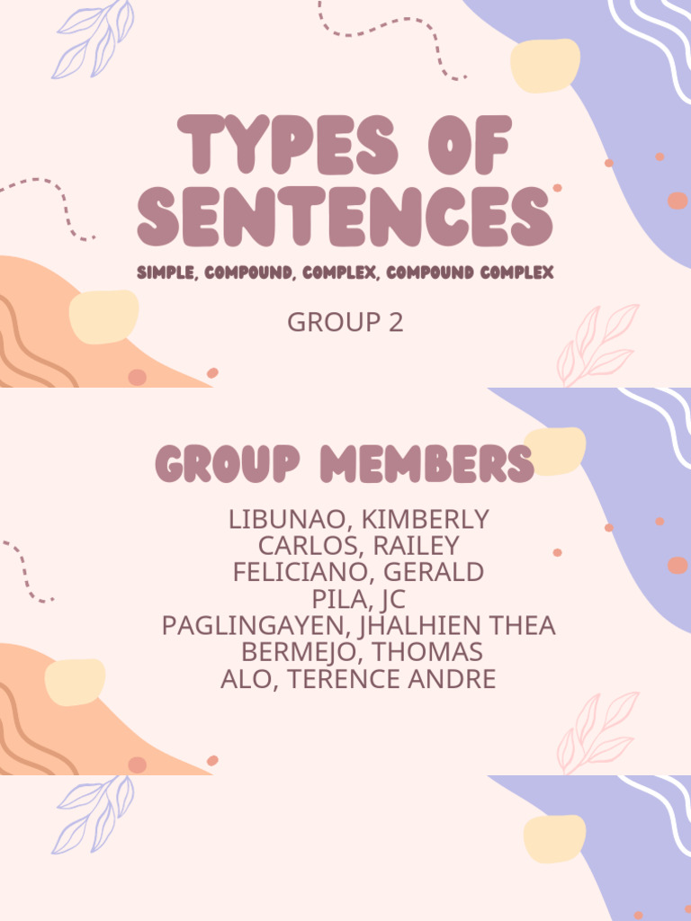 Group-2-Ppt 20240322 205752 0000 | PDF | Subject (Grammar) | Verb