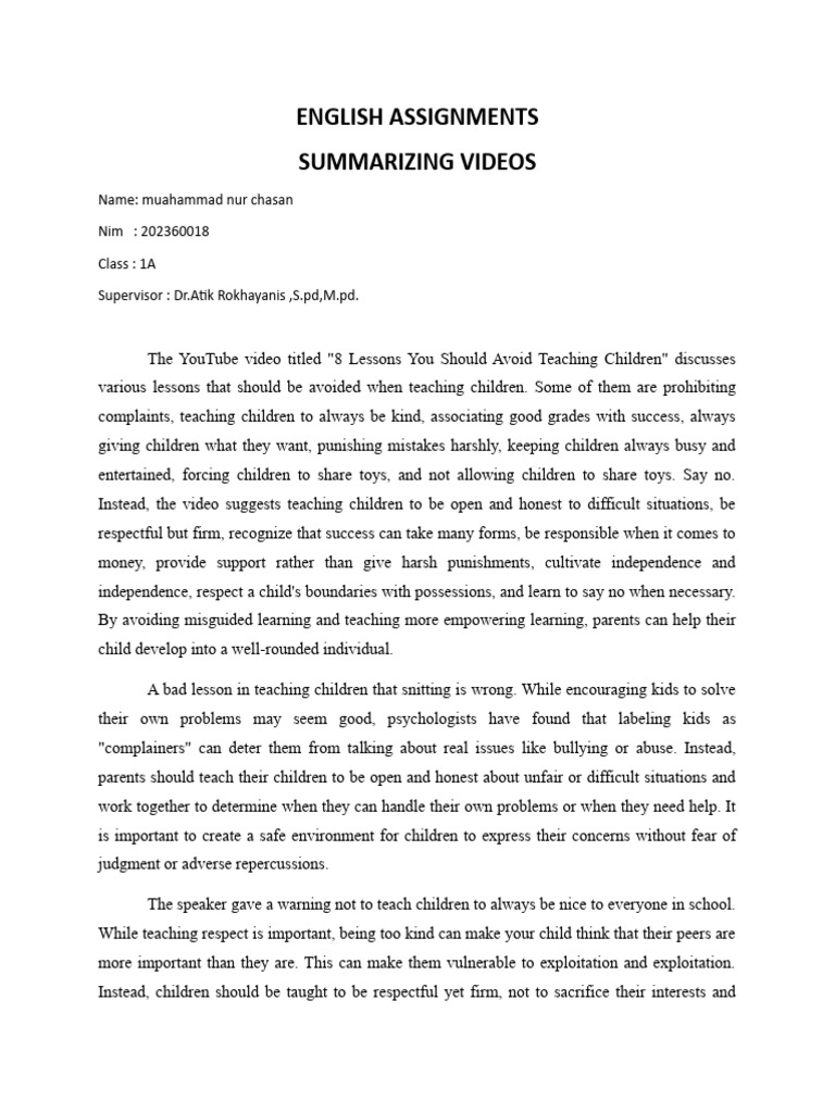 English Assignments | PDF | Self Esteem | Behavioural Sciences