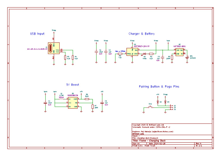 Charging Cradle Schematics | PDF