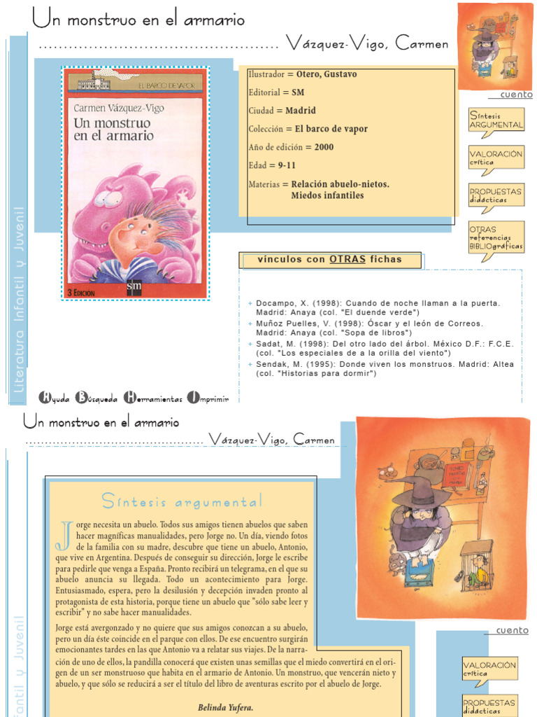 Un Monstruo en El Armario | PDF