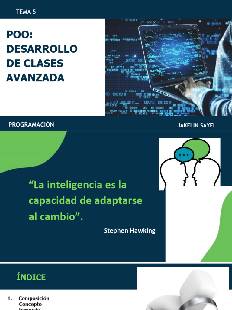 Tema 5 Poo - Uso Avanzado de Clases | Descargar gratis PDF | Herencia ...