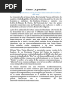 Historia y Significado de La Granadera | PDF | Guatemala