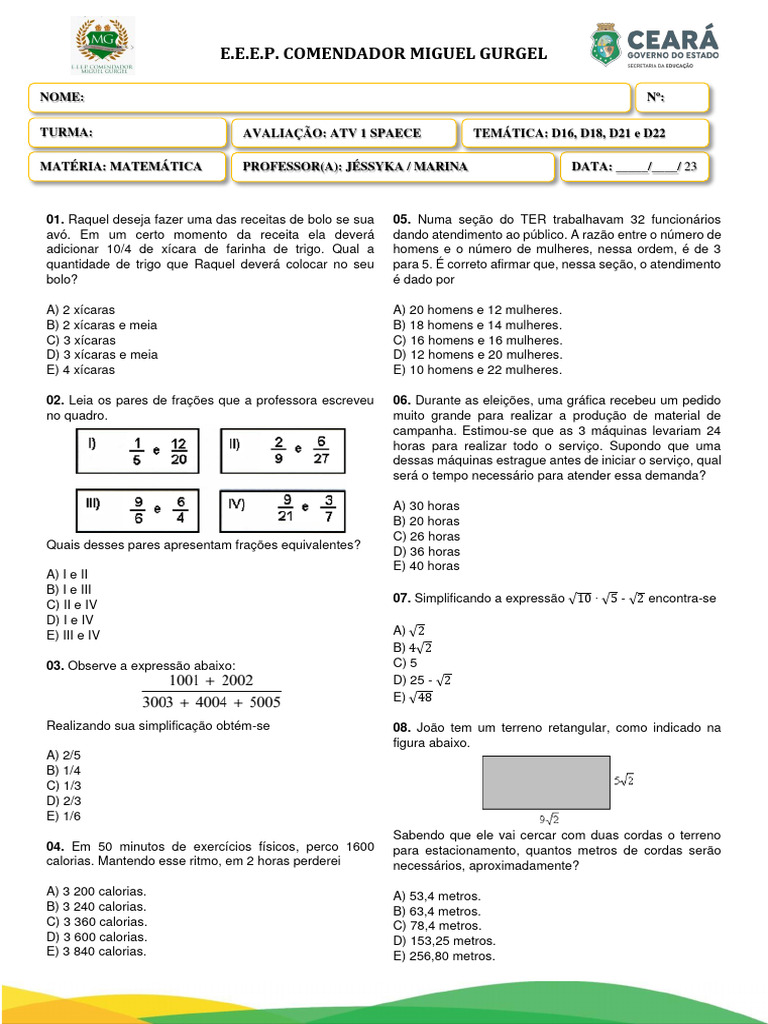 ATV 1 SPAECE - 2 Séries | PDF