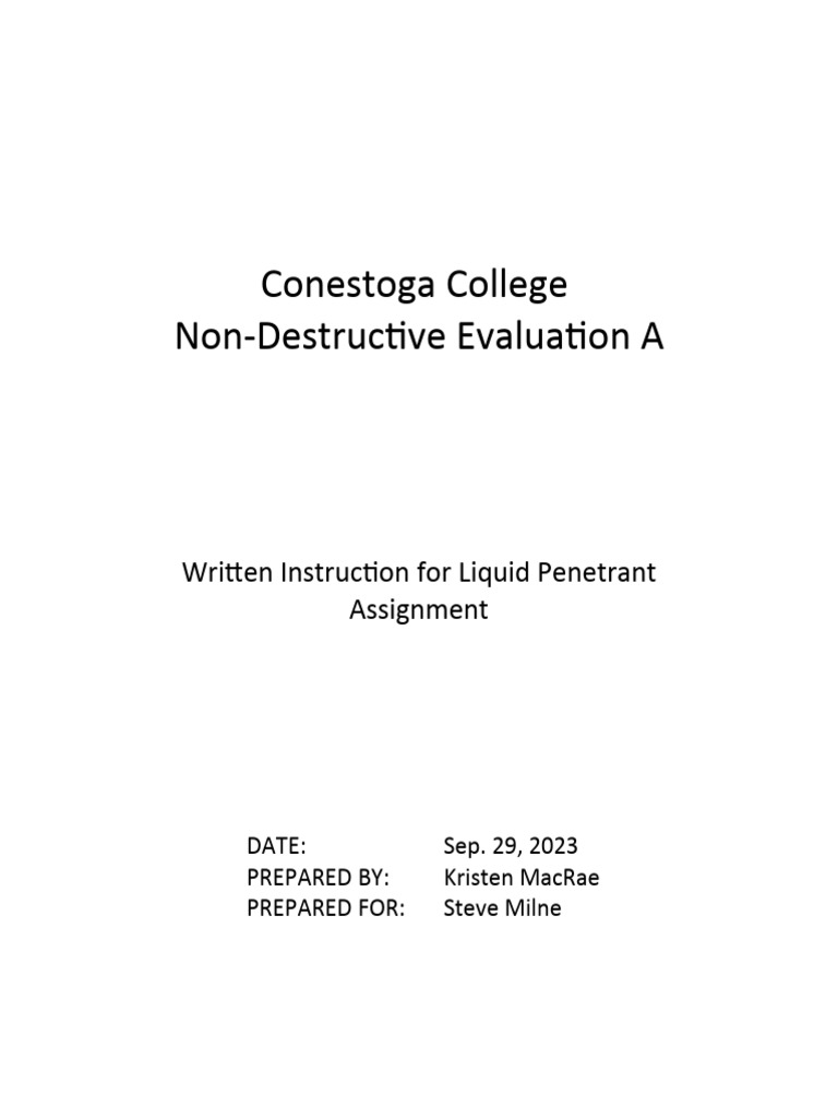 Written Instruction For LP Assignment | PDF