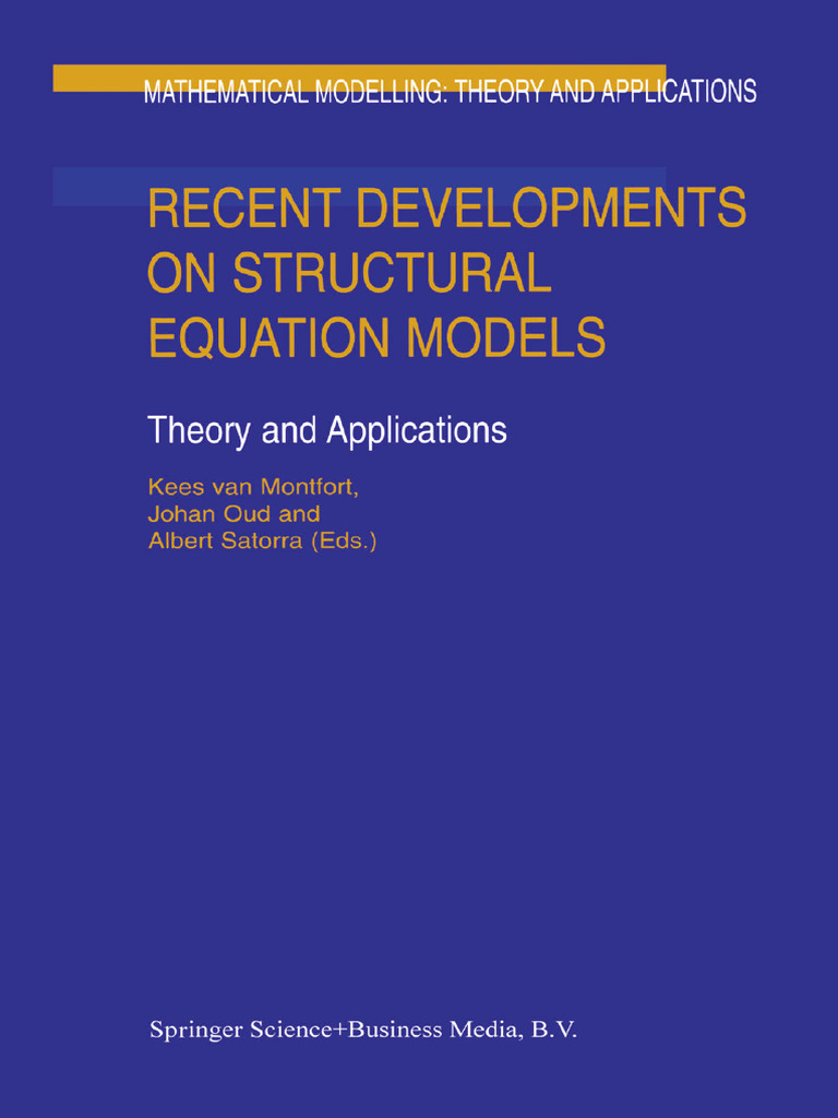 Structural Equation Models: Theory & Applications | PDF | Structural Equation Modeling ...