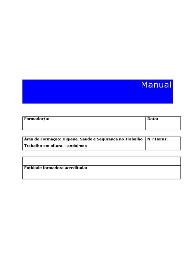 Andaimes G Pdf Avaliação De Risco Física