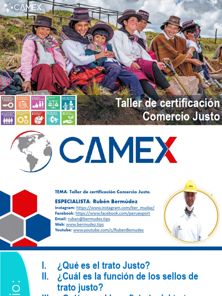 1 Taller de Certificacion Comercio Justo | PDF | Negocios | Finanzas y dinero