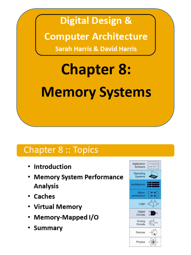 Modulo18 RiscV DDCArv Ch8 | PDF | Random Access Memory | Cpu Cache