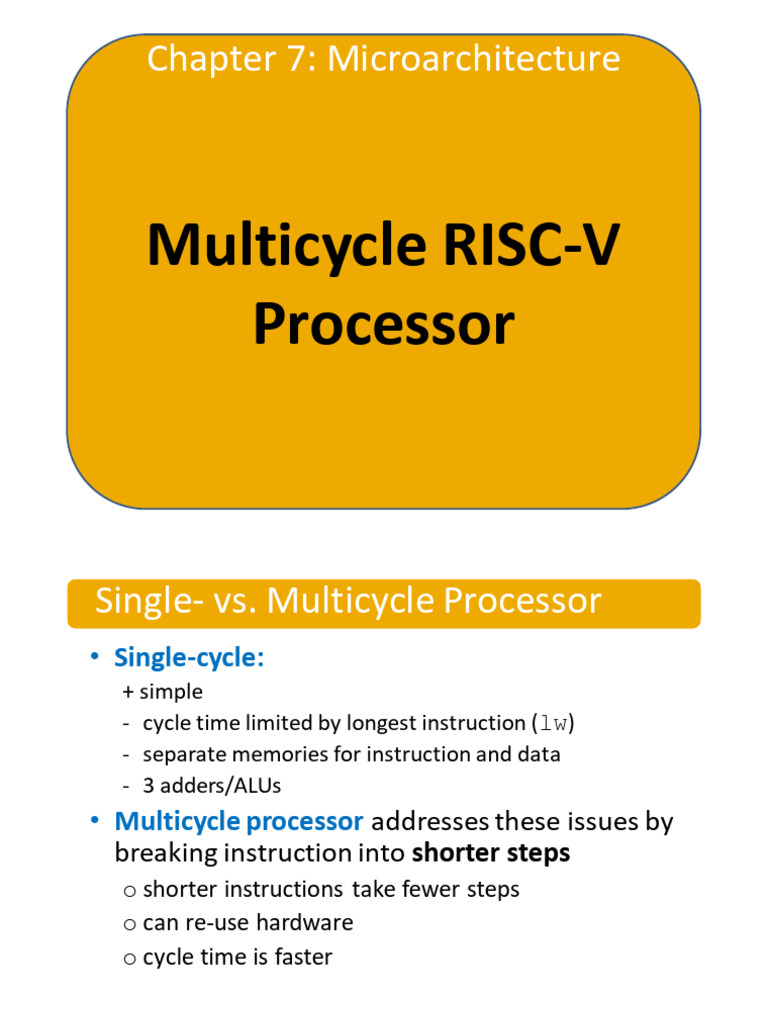 Modulo14 RiscV DDCArv Ch7 | PDF