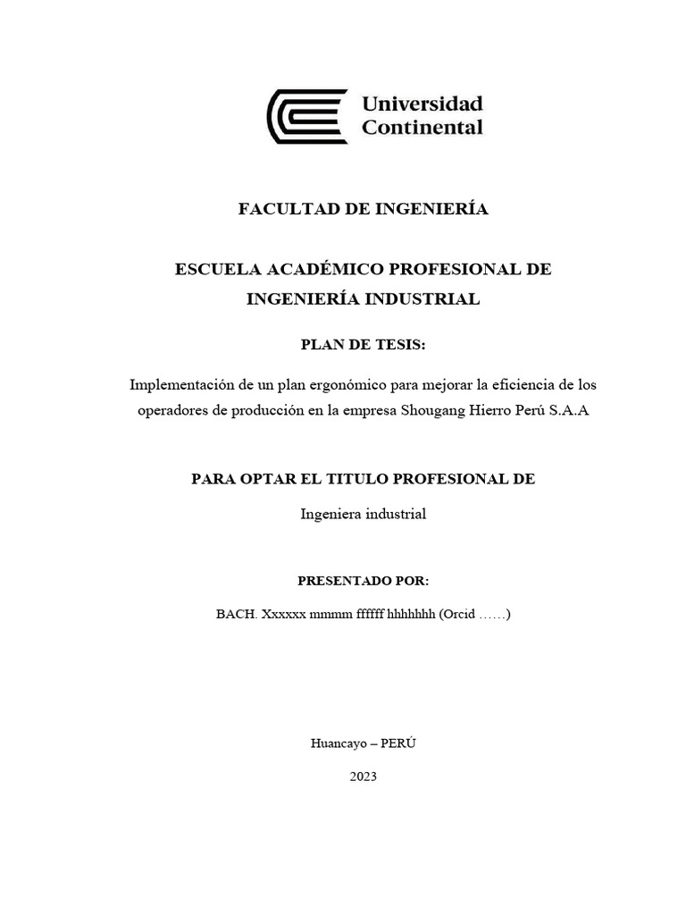 Plan de Tesis Hector - Rev - 12!10!2023 | PDF | Ciencia y matemática ...