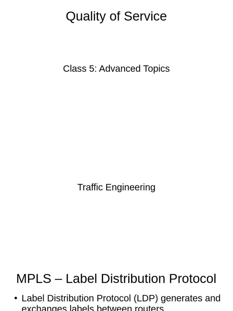 class5 (2) | PDF | Networking | Multiprotocol Label Switching