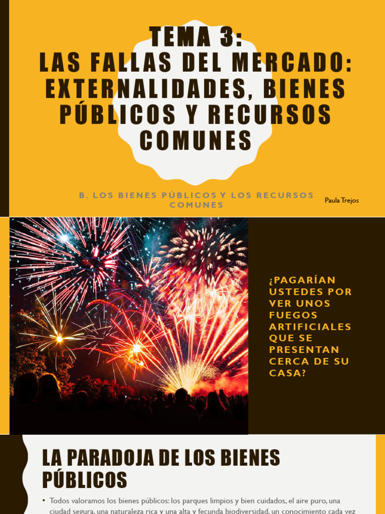 3B-Bienes Públicos y Recursos Comunes - VPT | PDF | Bienes | Mercado (economía)