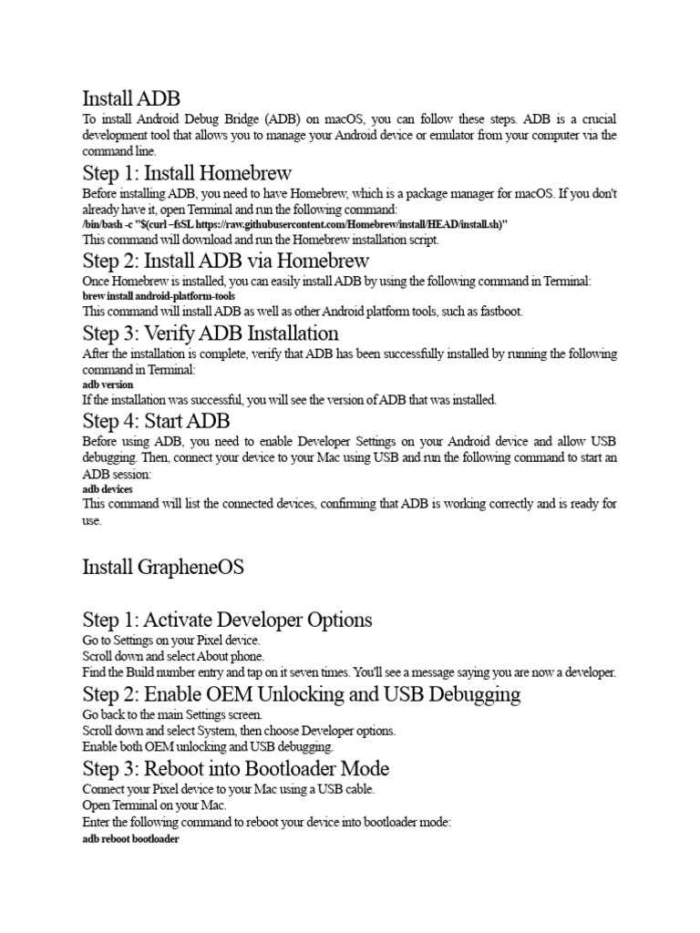 GrapheneOS_EN | PDF | Booting | Software