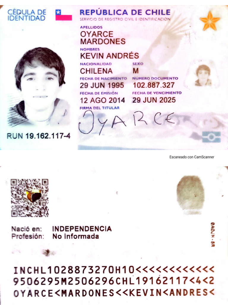 Carnet Ambos Lados Kevin | PDF