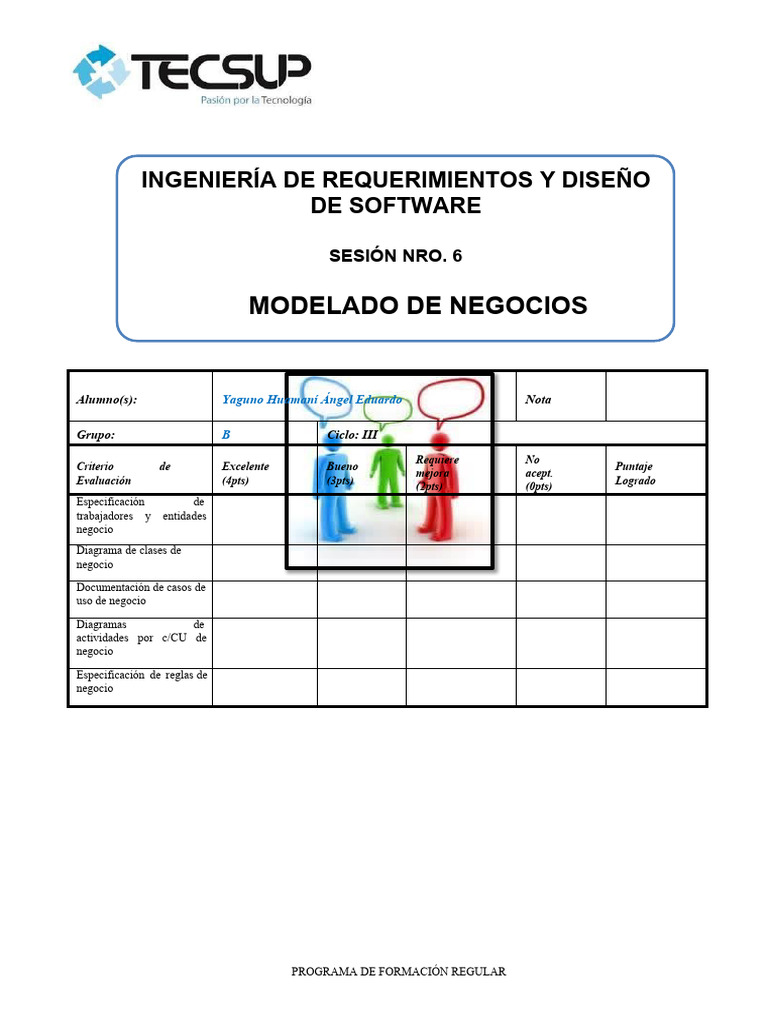 Lab 06 - Modelado de Negocios (2) | PDF | Caso de uso | Ingeniería de software
