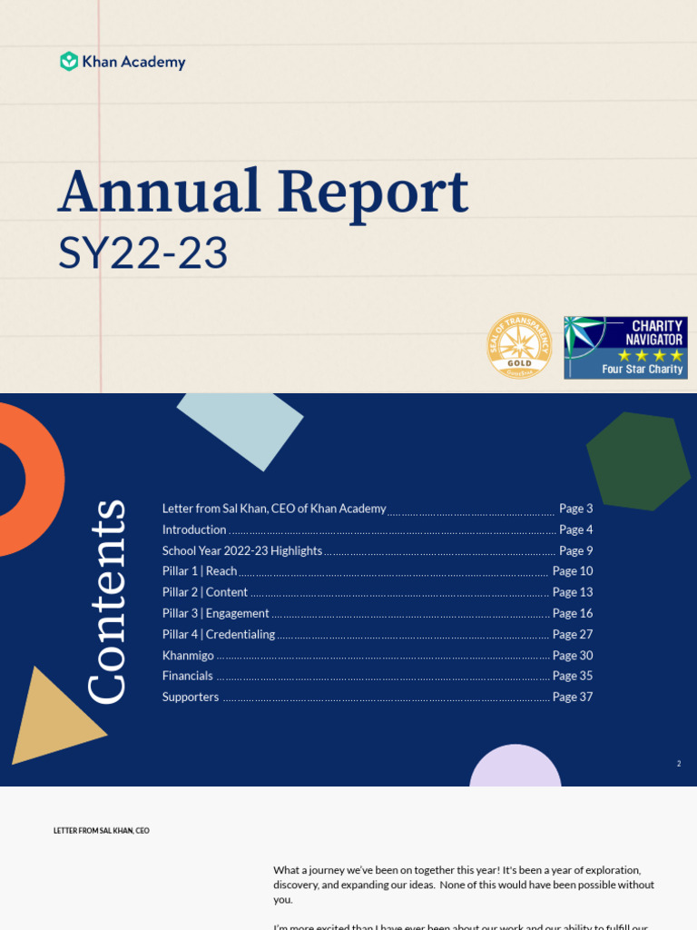 SY22-23+Annual+Report Final | PDF | Sat | Teachers