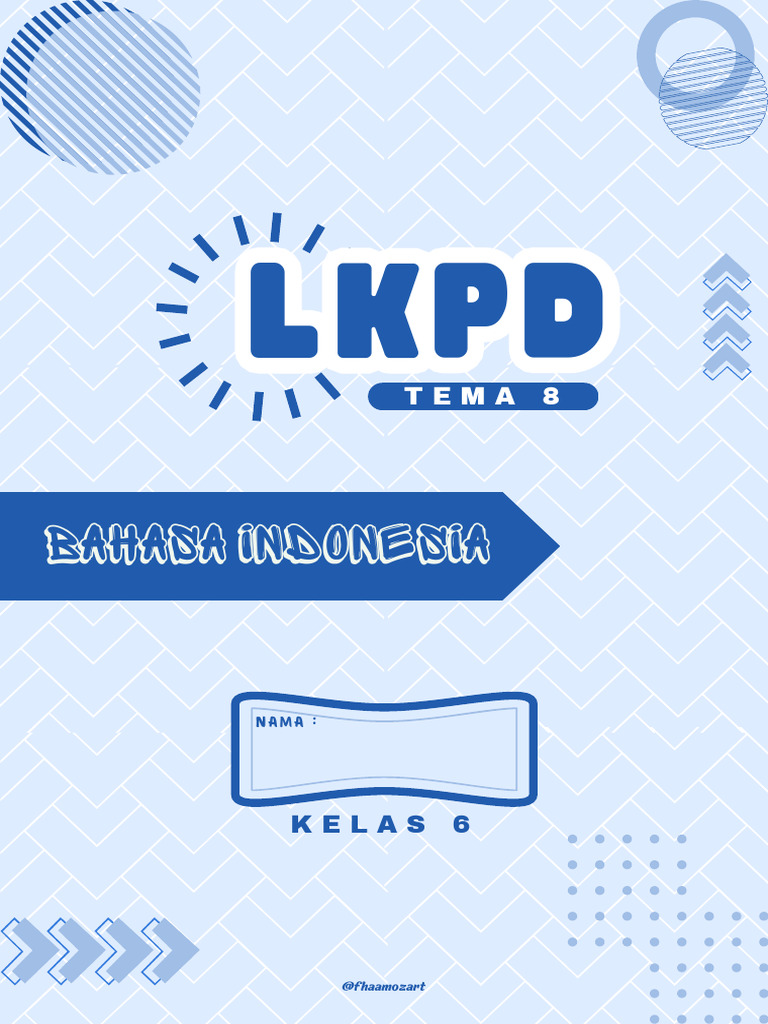 LKPD B. INDO TEMA 8 KLS 6 | PDF