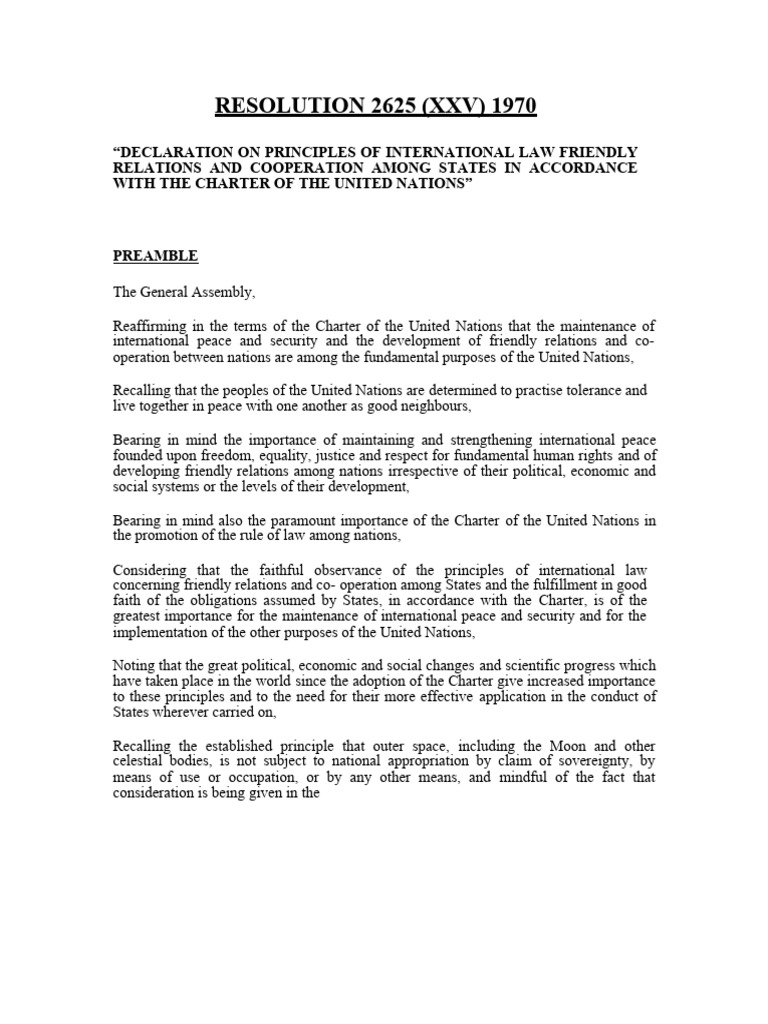Resolution 2625 | PDF