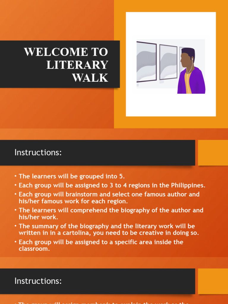 Literary Walk Activity Guide | PDF | Art