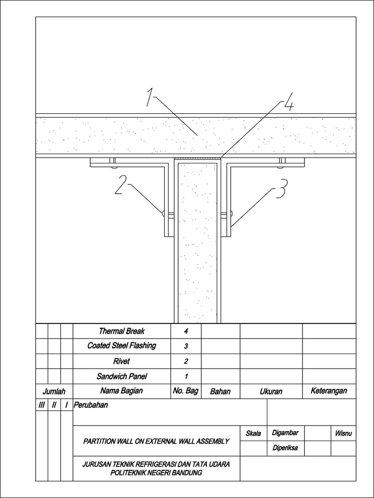 Drawing-Part Wall On Ext Wall | PDF