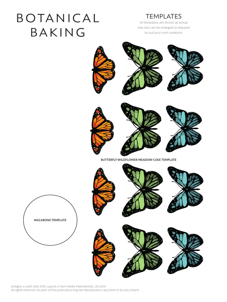 Botanical-Baking Templates | PDF