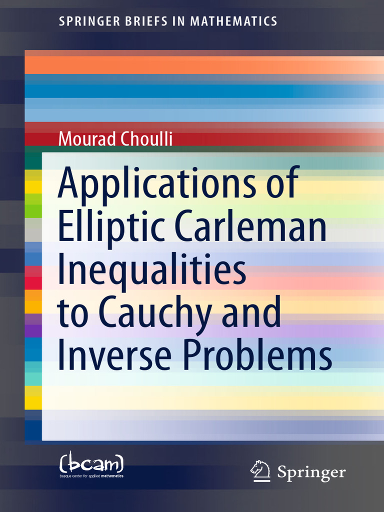 Choulli - Carleman and Inverse Problems | PDF | Inverse Problem | Function (Mathematics)