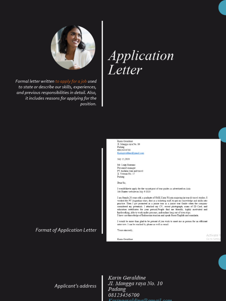 Application Letter | PDF