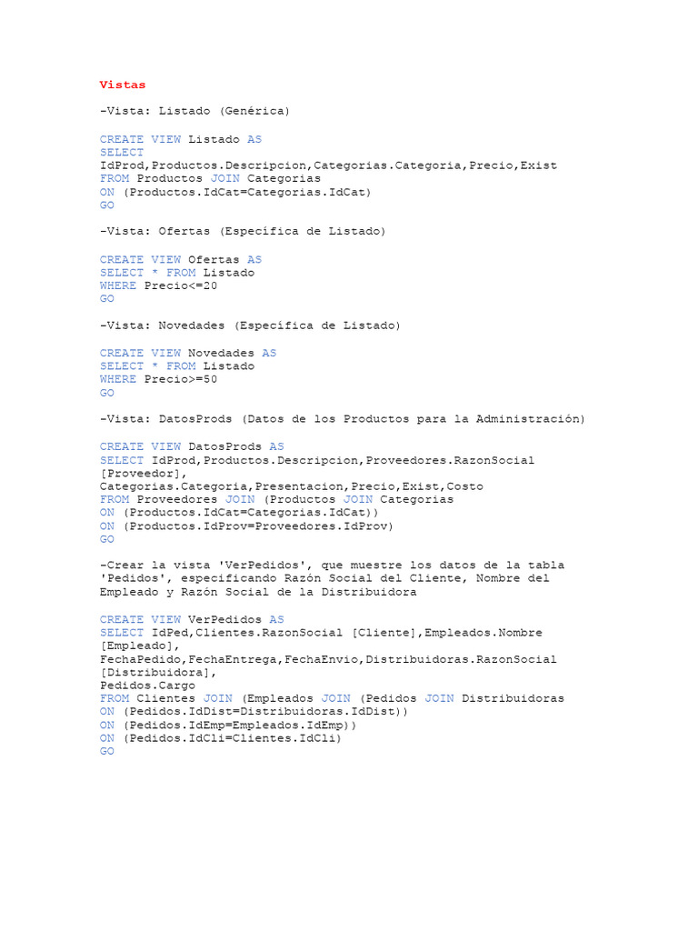 Clase 1 SQL Server | PDF | SQL | Bases de datos Clase 1 SQL Server | PDF | SQL | Bases de datos