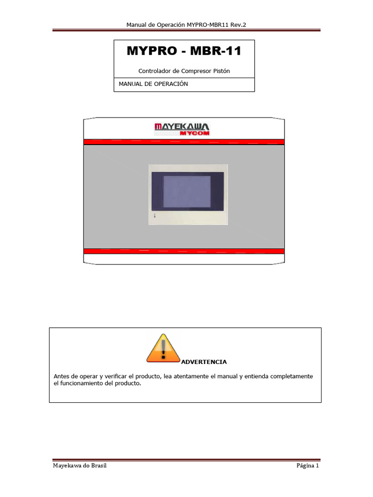 MBR11-012 - ESP Rev 3 | PDF | Arranque | Contraseña