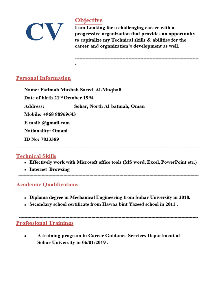 Ftoom CV 2 | PDF | Learning | Human Communication