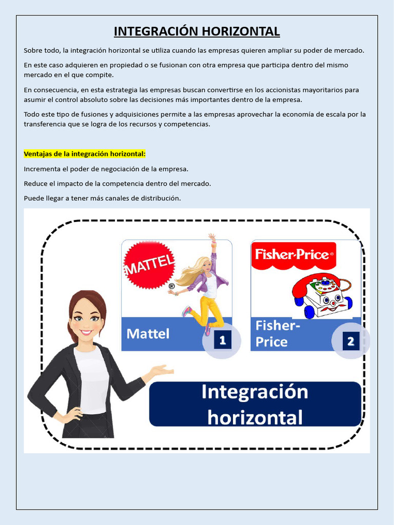 Ventajas de la Integración Horizontal | PDF