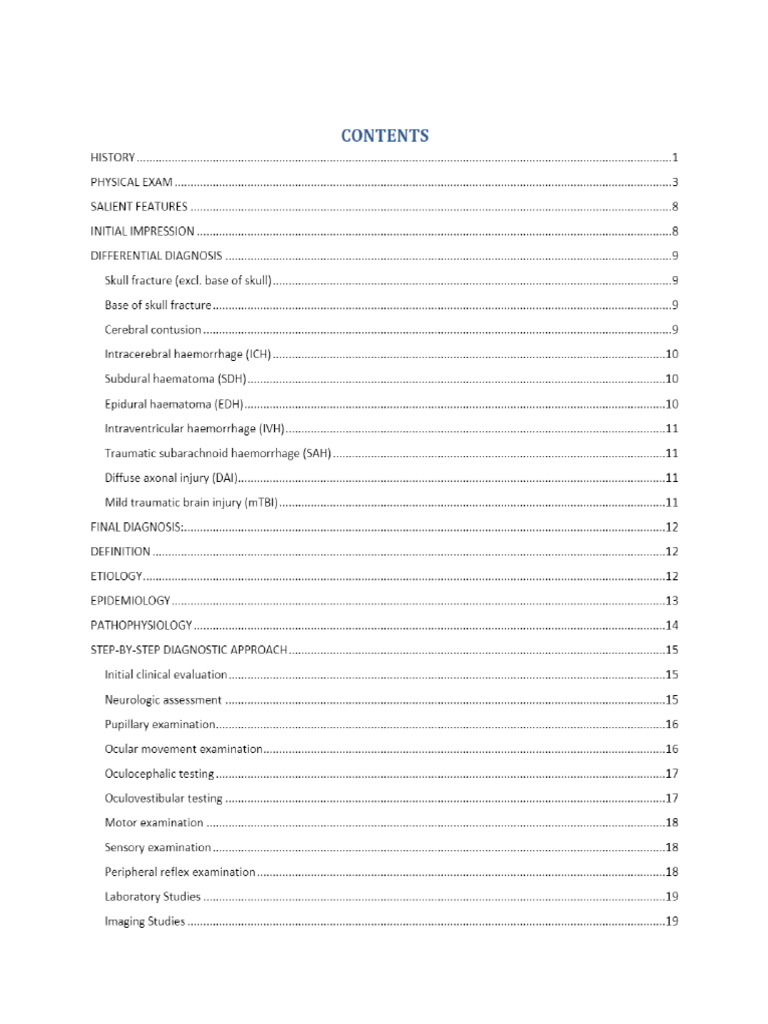 Traumatic Brain Injury Pdf