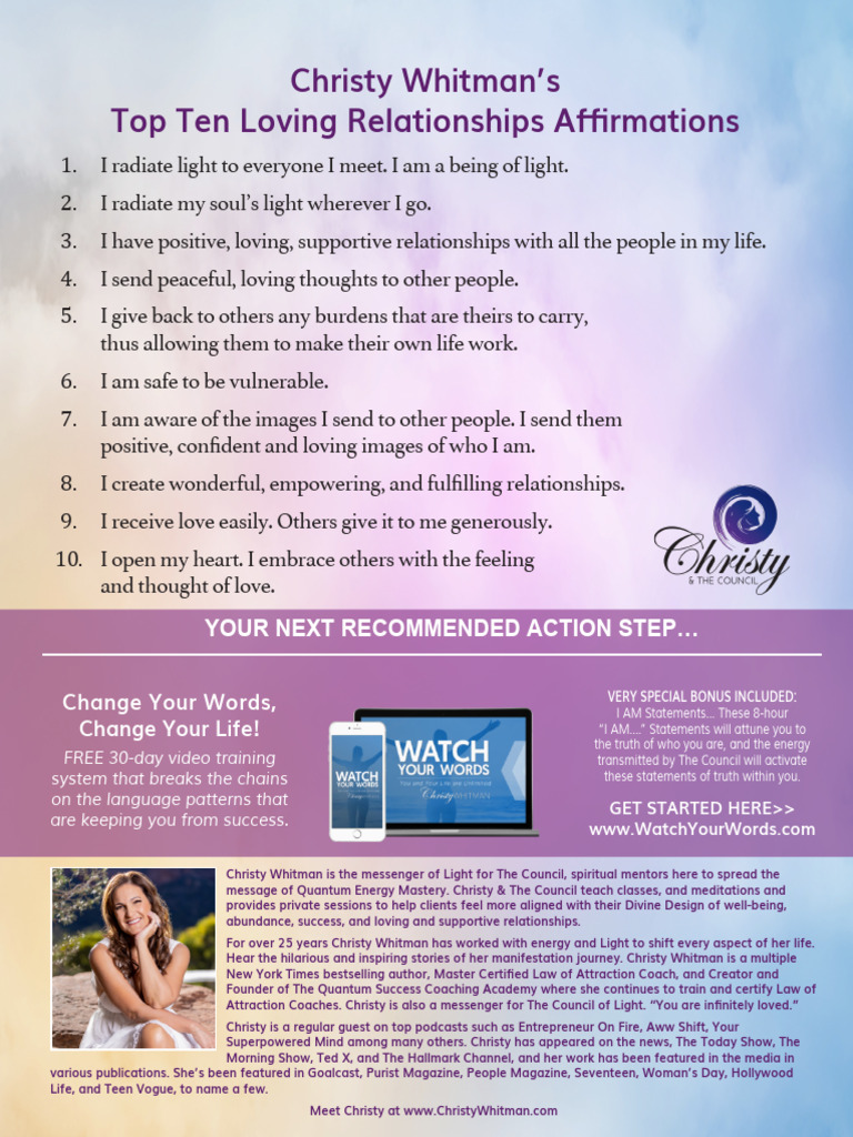 Top 10 Loving Relationships | PDF