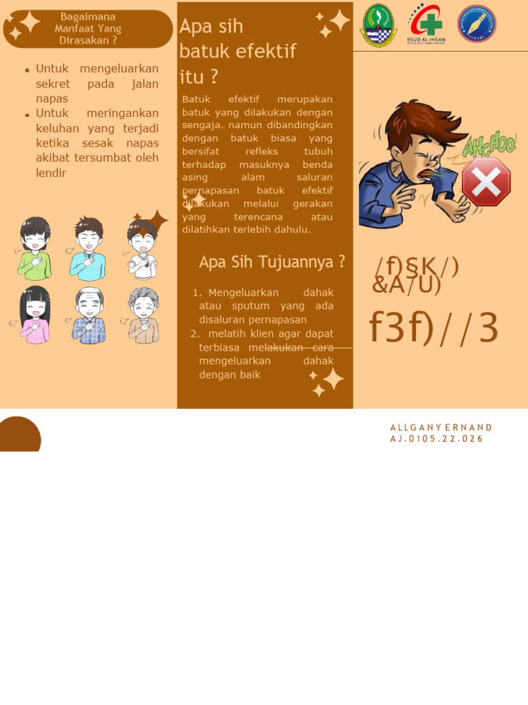 Leaflet Tekhnik Batuk Efektif | PDF