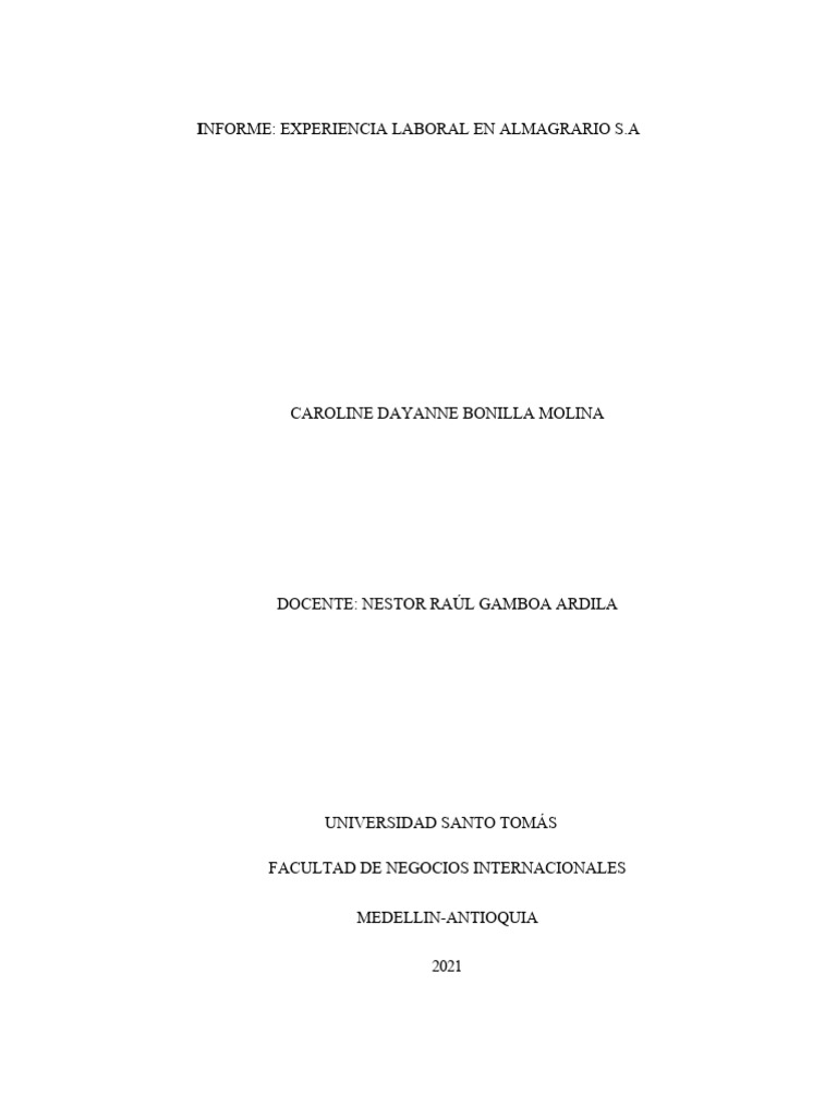 2021 Bonilla Caroline | PDF | Logística | Cadena de suministro