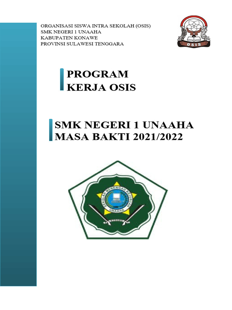 Cover Program Kerja Osis 2021 | PDF