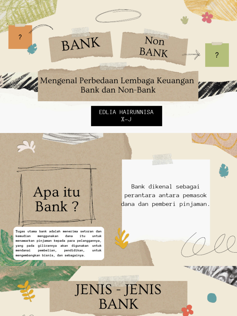 Perbedaan Bank dan Lembaga Non-Bank | PDF