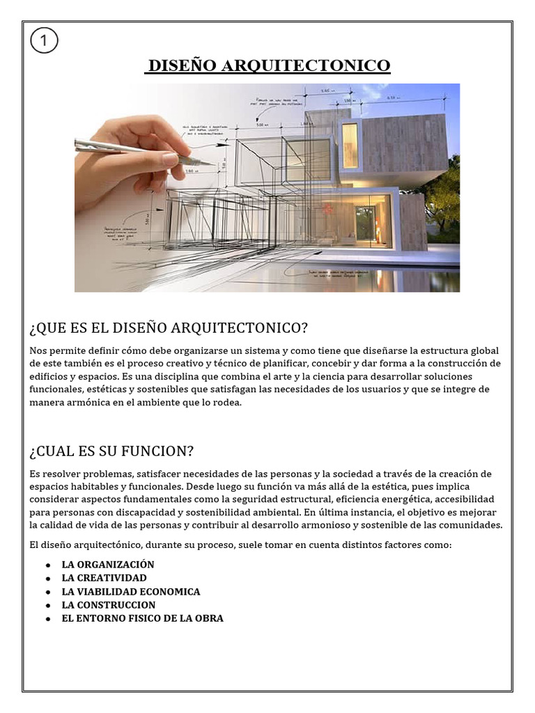 DISEÑO ARQUITECTONICO | PDF