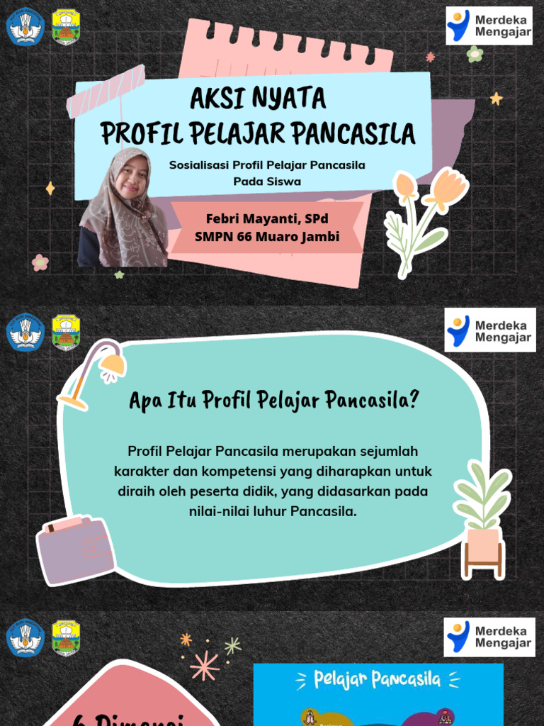 Aksi Nyata Topik Profil Pelajar Pancasila - Compressed | PDF