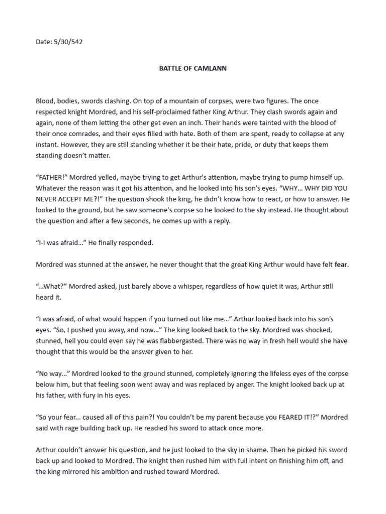 Battle of Camlann | PDF