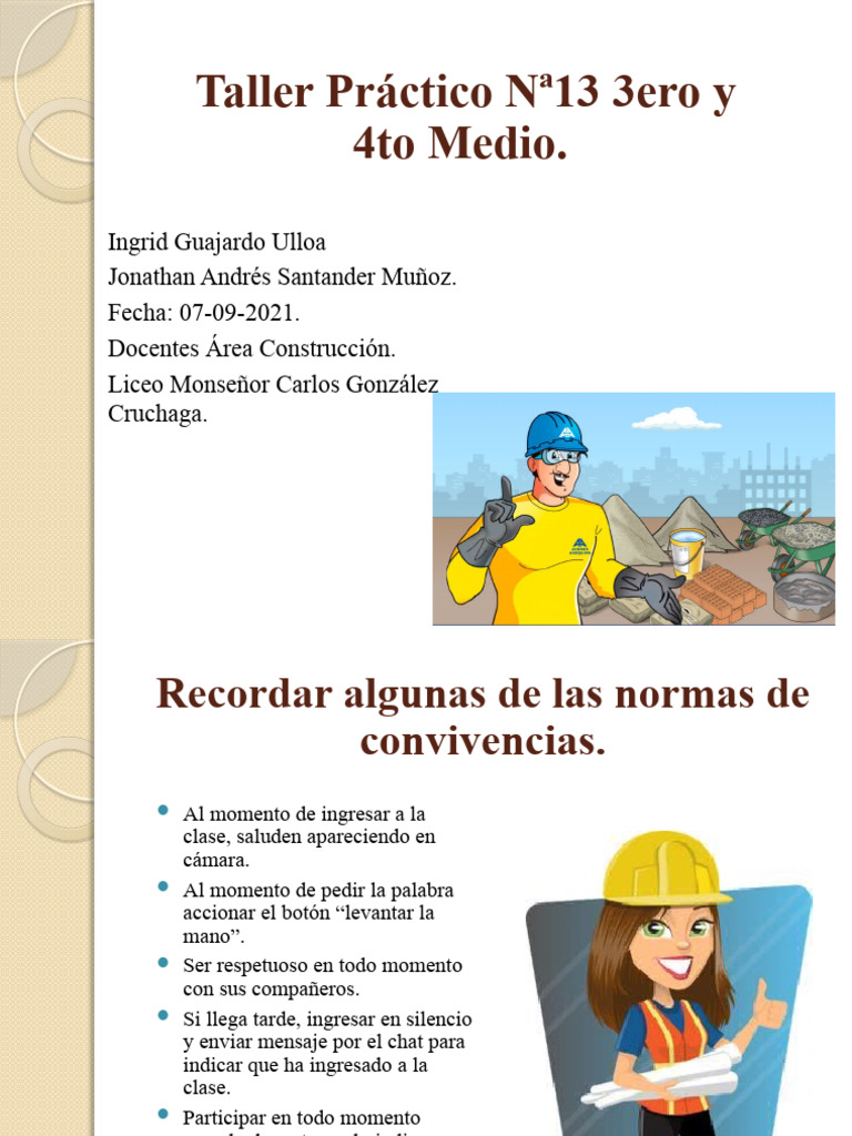 Taller Práctico N°13 3ro y 4to Medio 14-09-2021 | PDF