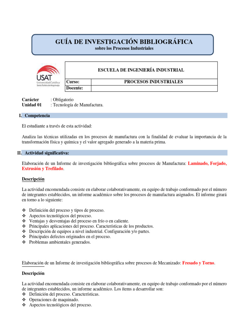 0-Esquema de Informe Pi - U1 de Exposición | PDF | Bibliografía